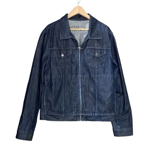GAP | Jackets & Coats | Gap 969 Ringspundenim Jean Jacket Dark Wash 10 ...